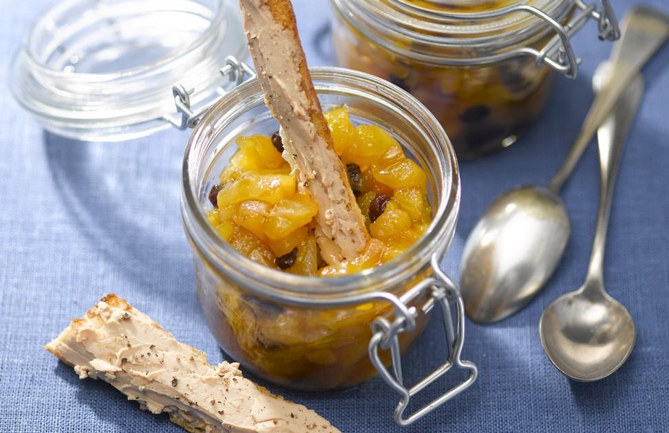 Recette Mouillettes au Fleuron de Canard et chutney de poire - 750g.com