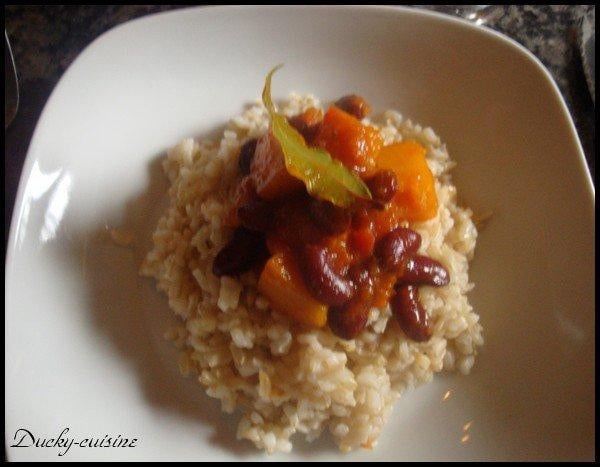 Recette Chili végétarien au potimarron - 750g.com