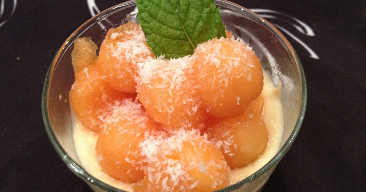 Recette Melon à la crème de coco - 750g.com