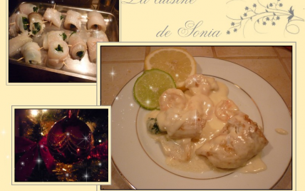 Recette Filet de plie et sa feuille d'épinard à la crème citronnée ...