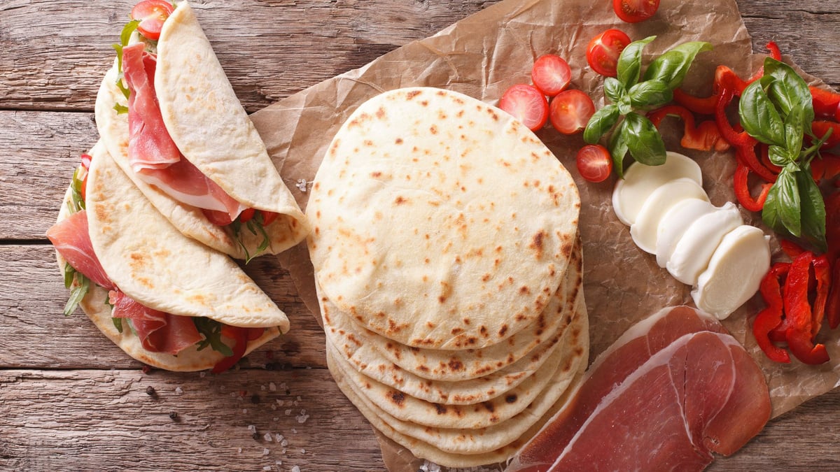 Connaissez-vous la piadina, ce pain garni italien très facile à faire ...