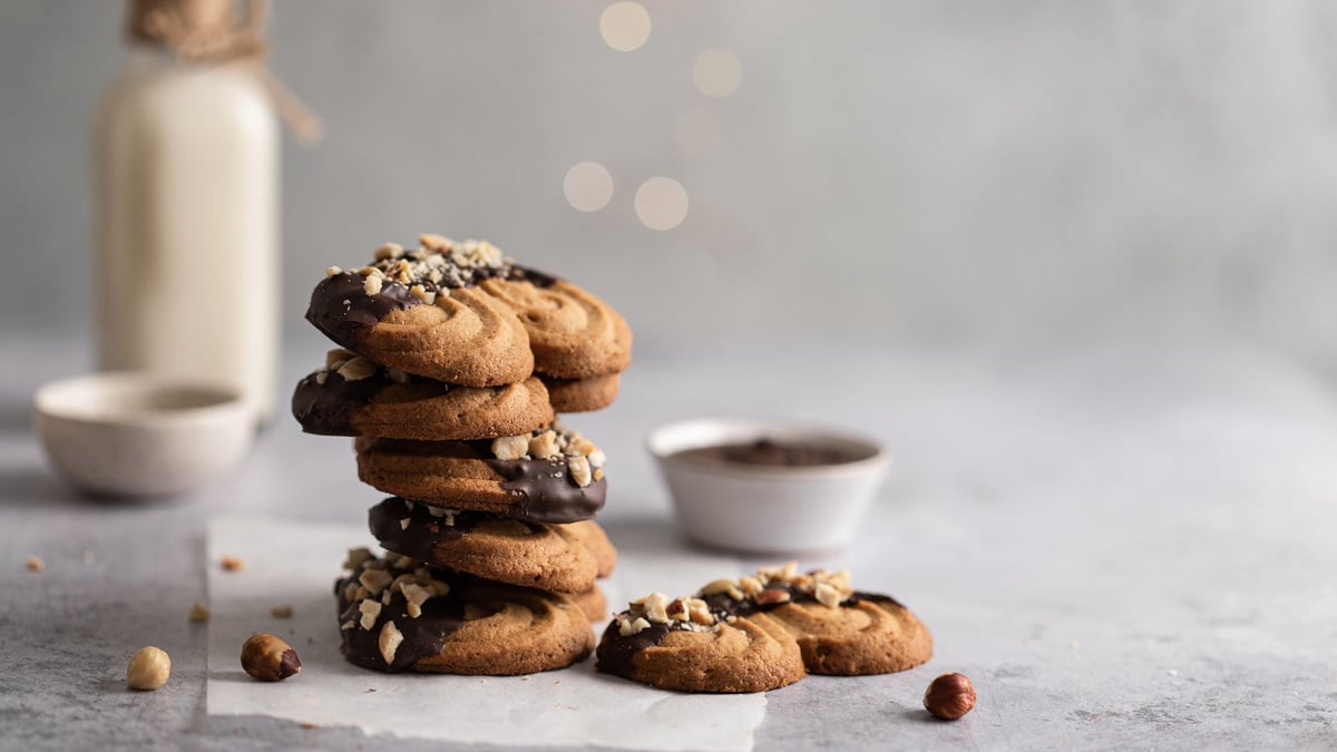 "J'adore !" : voici comment faire les sablés chocolat/noisettes de ...