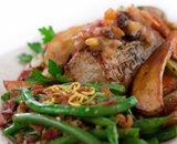 Recette Rôti d'autruche au foie gras et aux girolles - 750g.com