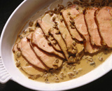 Recette Rôti d'autruche au foie gras et aux girolles - 750g.com