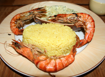 Recette - Gambas Cameron à la plancha, confiture de tomate | 750g