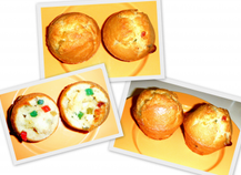 Recette - Muffins fruits confits et compote de pommes sans oeufs ni ...