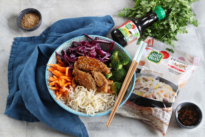 Recette - Ramen façon Buddha bowl en pas à pas