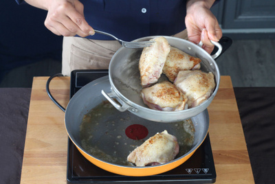 Recette - Poulet caramélisé à l'ail et cassonade en vidéo