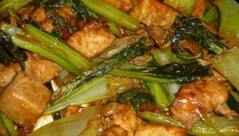 Recette - Poulet au pe tsai (ou brède) | Notée 4.3/5