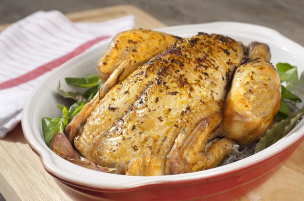 Recette - Poulet doré au four à la provençale | 750g