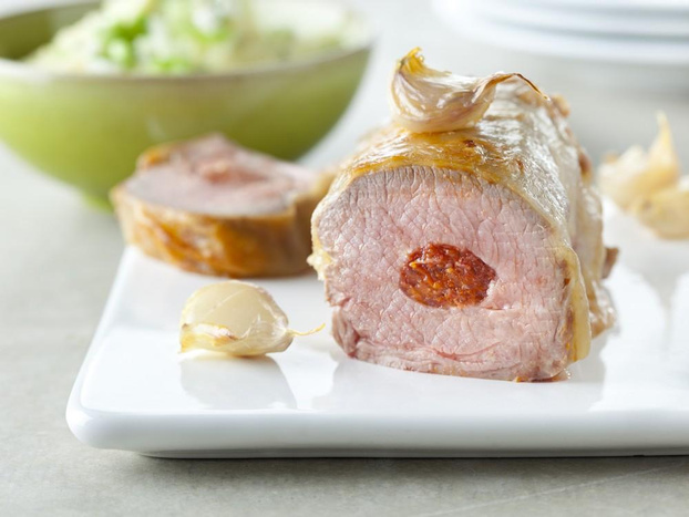 Recette - Rôti d"agneau farci à la merguez et tome de Savoie | 750g