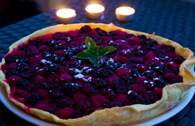 Recette - Tarte aux fruits rouges avec crème mascarpone | 750g