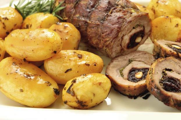 Recette - Poitrine d'agneau roulée et farcie aux pruneaux | 750g