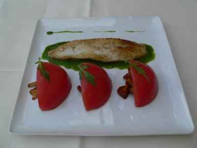 Recette Aiguillette de Saint-Pierre rôti, pistou de roquette à l'huile ...