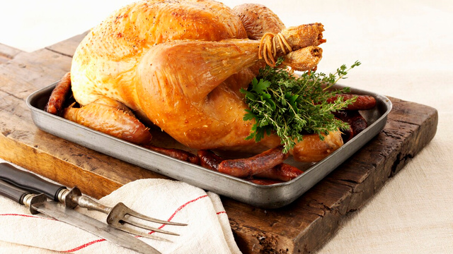 Recette Dinde farcie et pochée - 750g.com