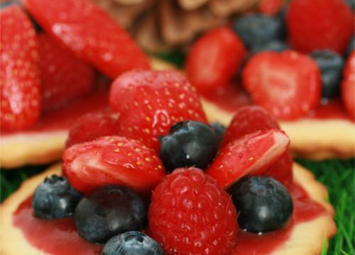 Recette Pizzas de fruits rouges - 750g.com