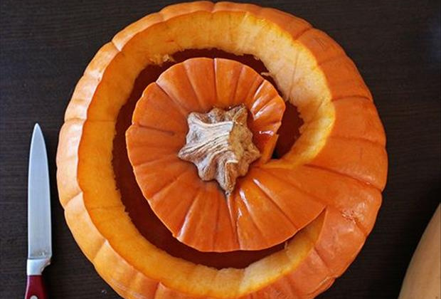 Diaporama "10 idées-déco pour Halloween à faire avec une courge ...