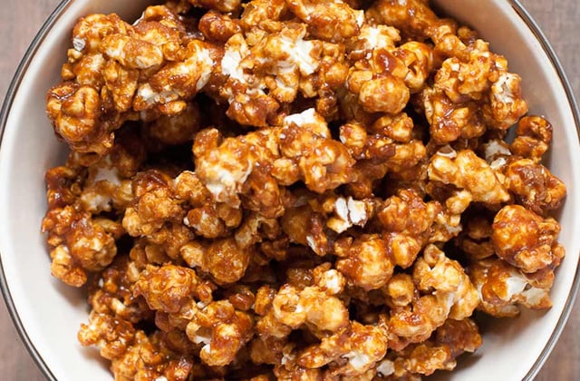Diaporama "10 idées de popcorn originaux" - Le popcorn au caramel façon ...