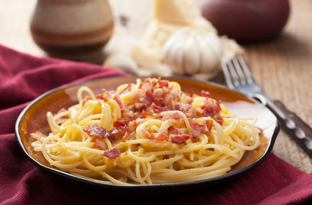 Diaporama "15 repas à prix MINI" - Spaghetti carbonara - 750g.com