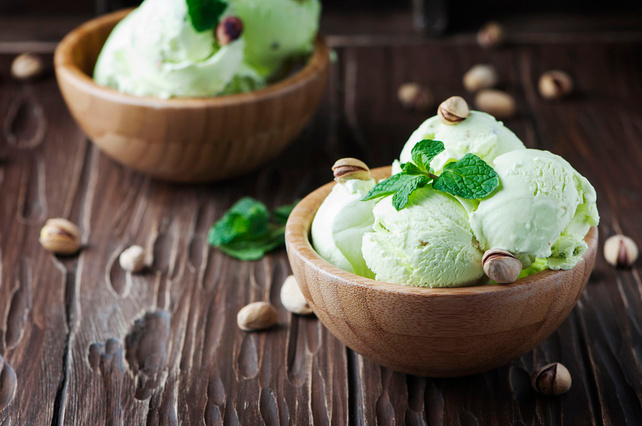 Diaporama "20 parfums de glaces à tester absolument" - Glace pistache
