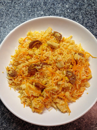 Recette - Riz au chorizo et poulet | 750g