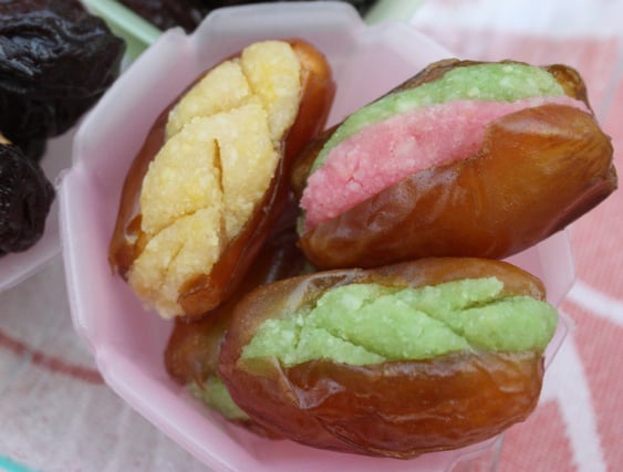 Recette - Dattes fourrées à la pâte d'amande en vidéo