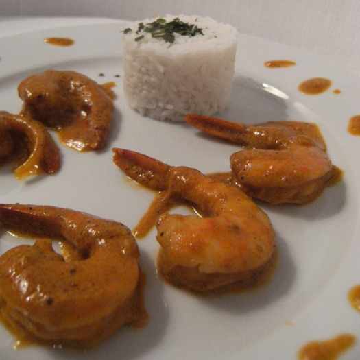 Recette - Curry de crevettes au lait de coco et ses épices | 750g