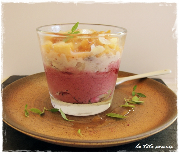 Recette - Verrine mousse de betterave, mousse d'ail au chutney de ...