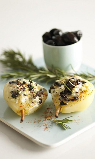 Recette - Poires rôties au miel et au Boursault | 750g