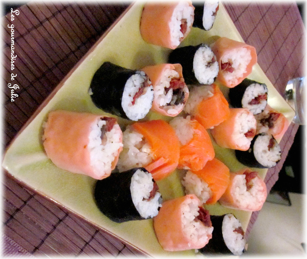 Recette - Sushis au saumon fumé | 750g