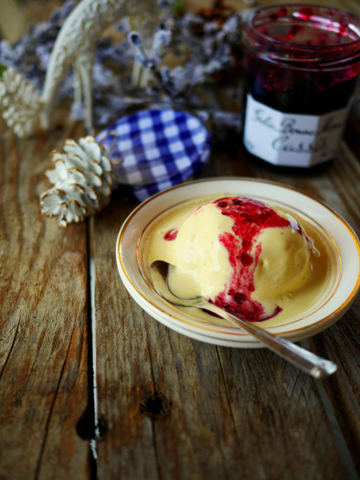 Recette - Parfait glacé à la Gelée de Cassis Bonne Maman | 750g
