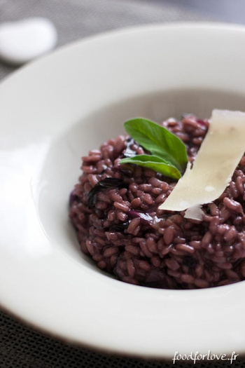 Recette - Risotto au vin rouge, à la sauge et à la Trevisana | 750g